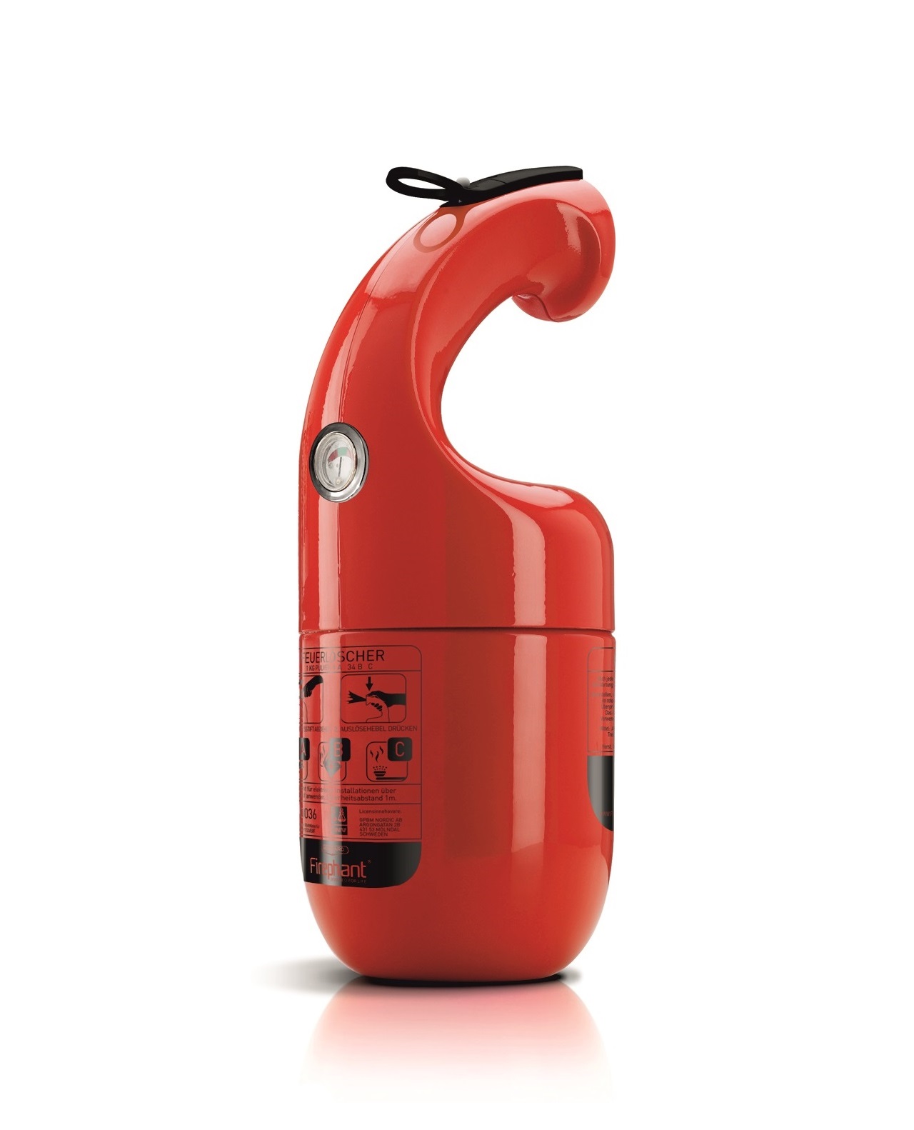 Firephant - rot - Feuerlöscher · D-SECOUR